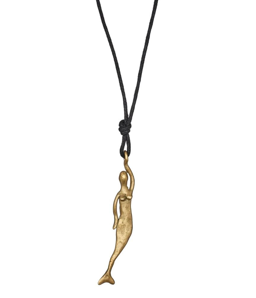 Pesci Che Volano Elena Pendant (Mermaid) – Green Patina Home